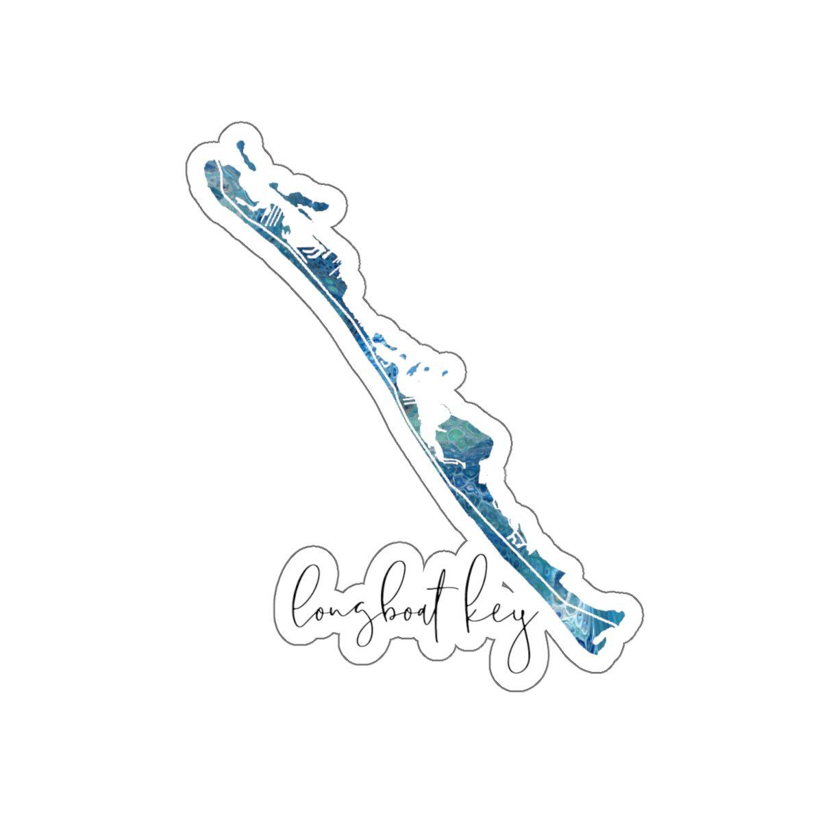 Longboat Key Sticker– Beach Blossom Studio